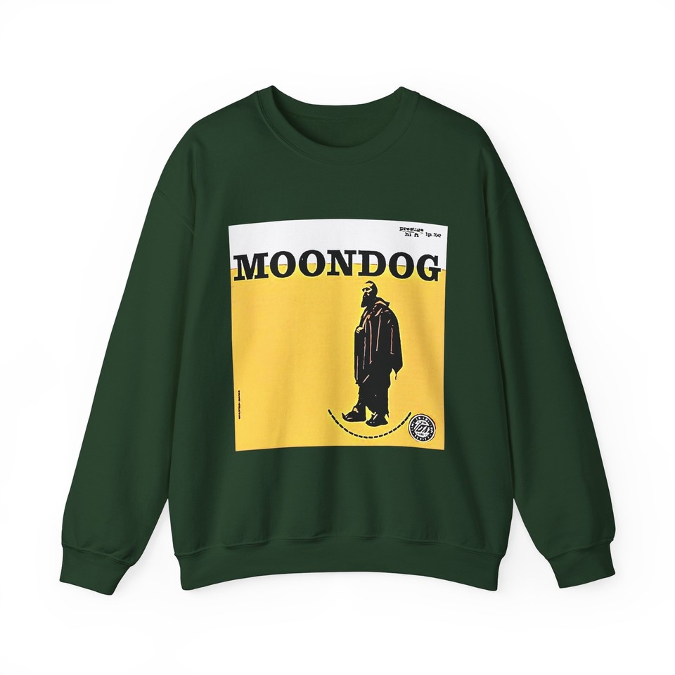Moondog Graphic Print Jazz Art LS Unisex Heavy Blend™ Crewneck ...