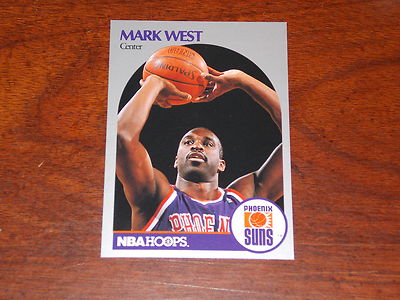 BASKETBALL CARD 1990 1991 NBA HOOPS MARK WEST #242 | eBay