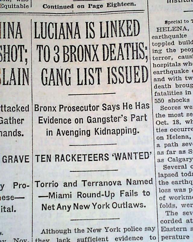 Charles Lucky Luciano Grave