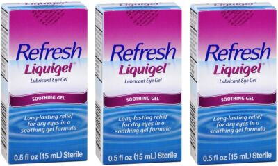 Refresh Liquigel Lubricant Eye Gel 15ml (3 Pack) | eBay