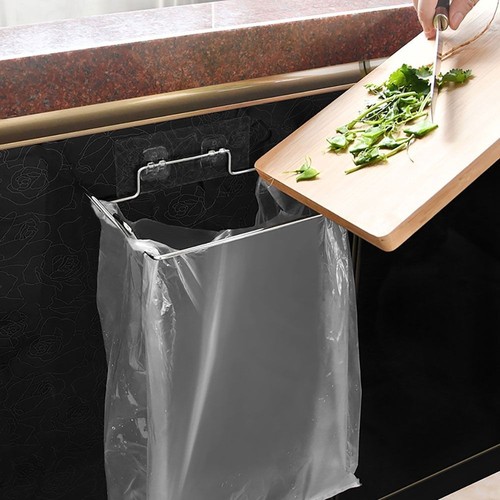 Large Caliber Garbage Bag Rack Nail Free Wall Mount Suspension Bracket ...