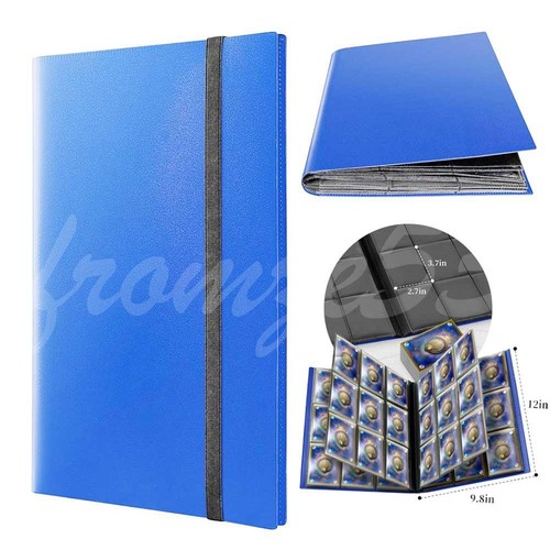 360 Card Pocket Binder with Elastic 9 Pocket Trading Cards Album Folder ...
