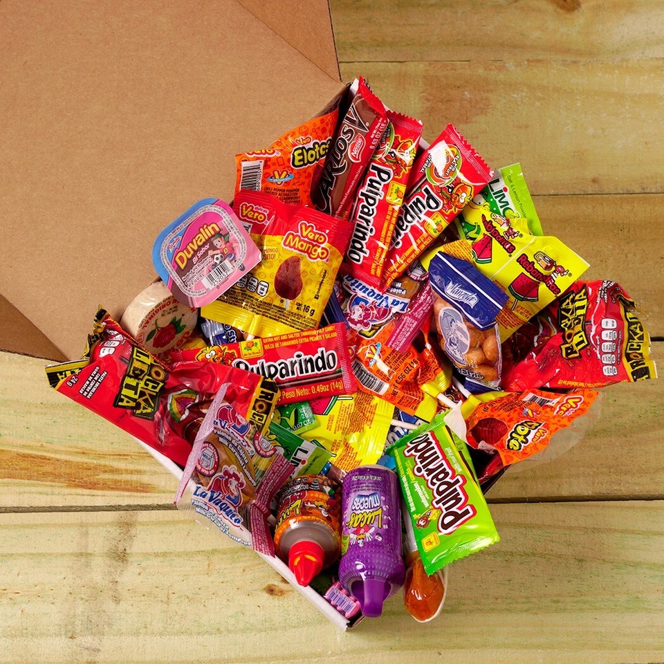 Mexi-Mix Box Mexican Candy Assortment. 86 count. Care Package Variety ...