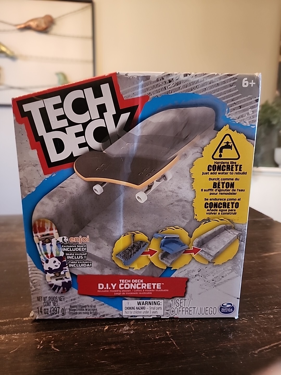 TECH DECK DIY CONCRETE REUSABLE MODELING PLAYSET + EXCLUSIVE ENJOI BOARD NEW 778988409503| eBay