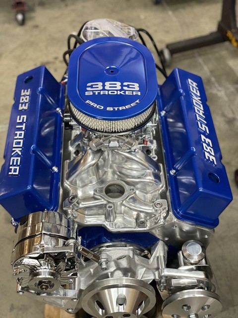 383 Chevy Short Block Stroker Engine Forged Pistons/Rods 350 Up to ...