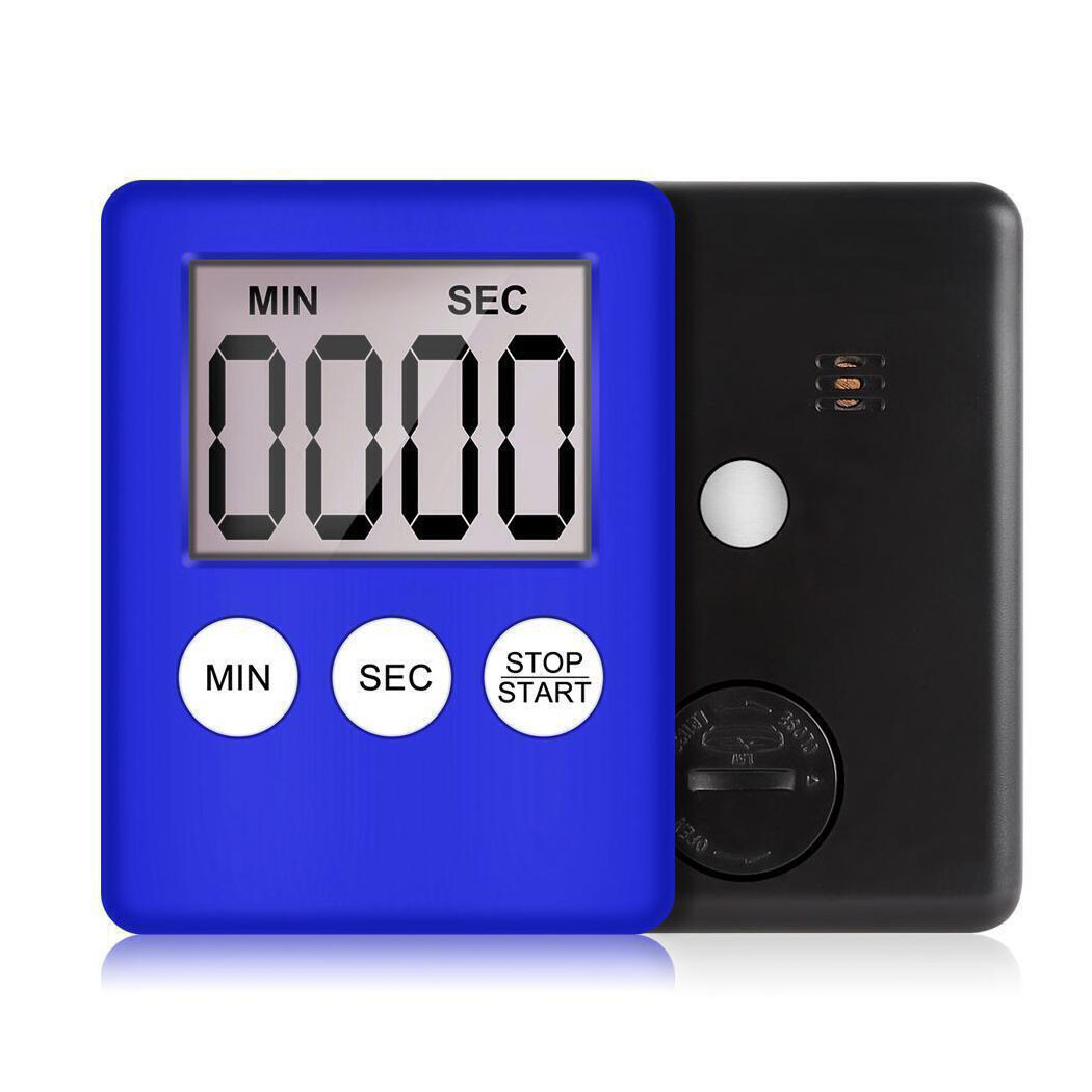 LCD Kitchen Cooking Digital Timer Count Down Up Clock Loud Alarm ...