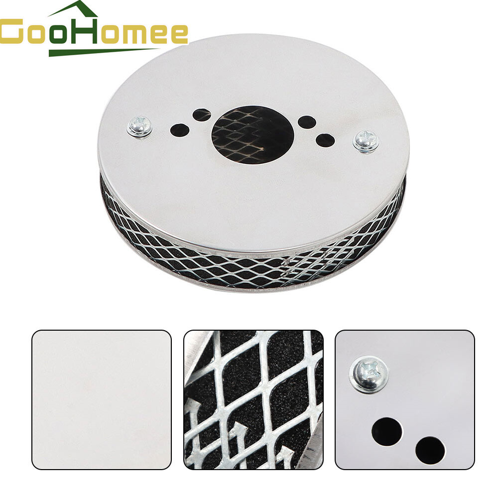 Pancake High Air Flow Air Filter Chrome For 1½ inch SU HS4 carburettors ...