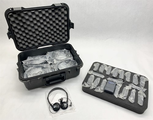 Williams Sound R7 Personal PA FM Receiver + HED021 Headset LOT of 19 w ...