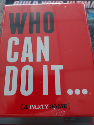 Who Can Do It ... - Party Game Board Game New! | eBay