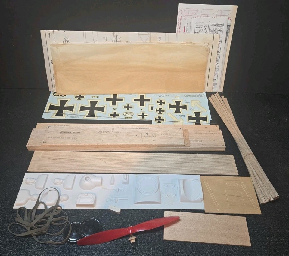 A1 Guillow Rumpler C5 Scale Airplane Kit 24"WS See Details! US Seller ...