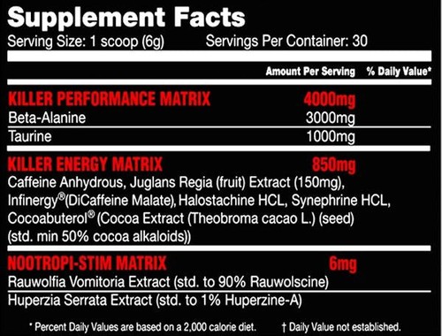 Killer Labz Stim Ultimate Pre-Workout 30 serving | eBay