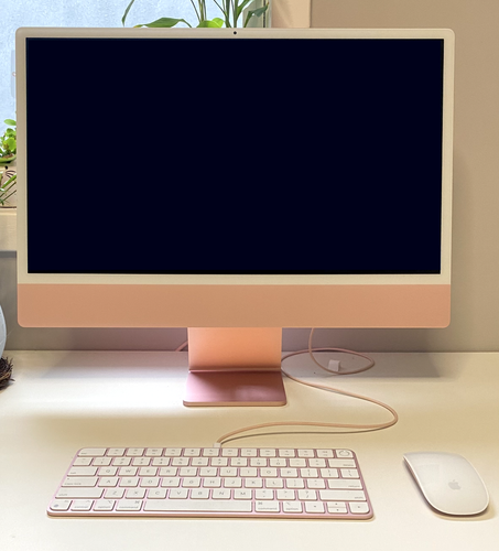 Apple iMac 24" M1 — Fast, Stunning 4.5K Retina + Magic Keyboard/Mouse ...