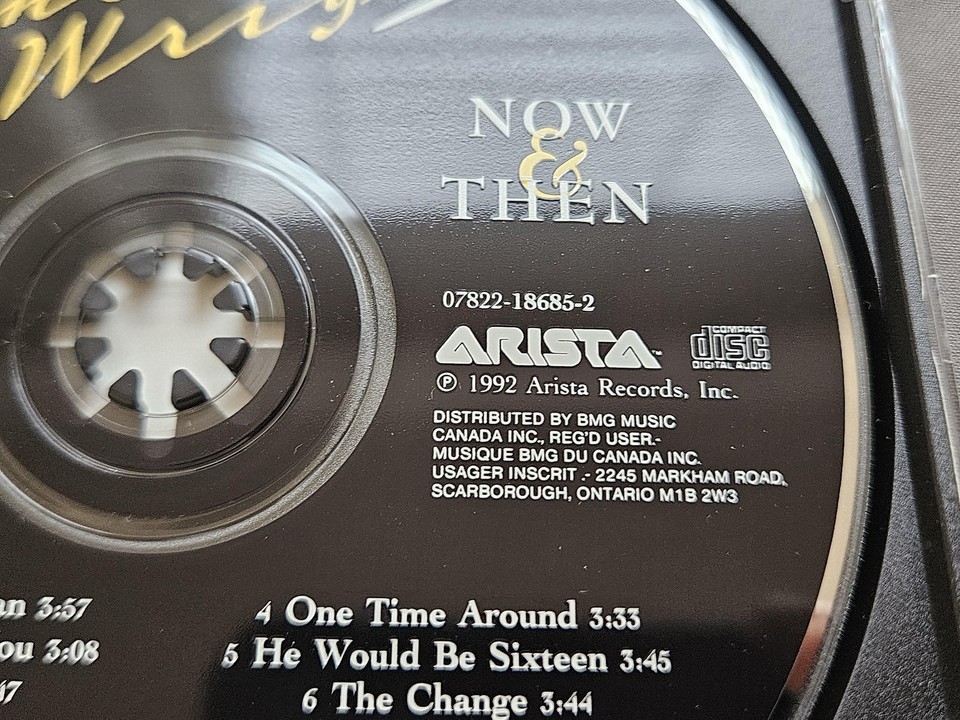 Vintage Michelle Wright CD Now & Then 1992 Arista Country Album BMG Pop ...