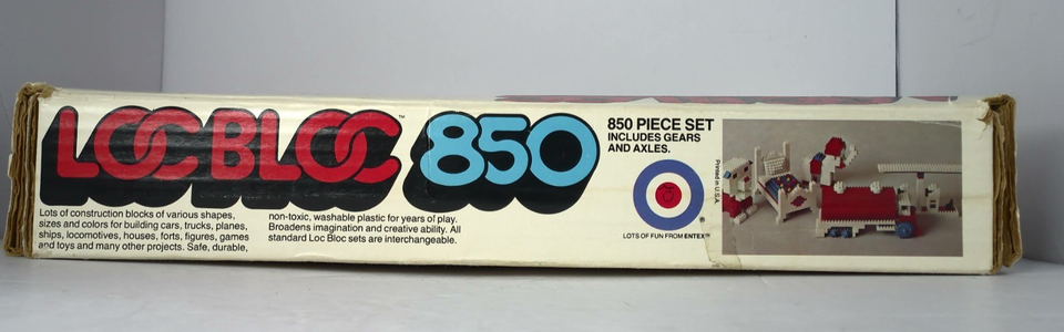vintage 1975 Entex Loc Bloc 850 LocBlocs Blocks Building toy | eBay