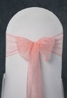 10PCS Organza Sashes Chair Cover Bow Sash WIDER FULLER BOWS Wedding ...