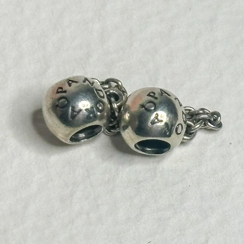 Pandora Sterling Silver Signature Safety Chain - 791877-05 | eBay