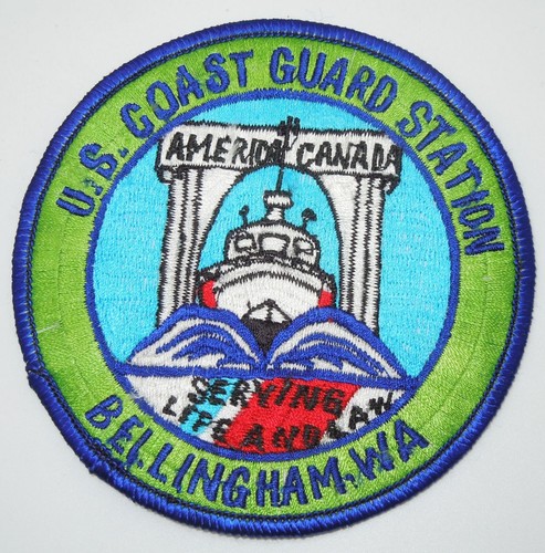 Original 1970's US Coast Guard USCG Station Bellingham, Washington Patch L12 | eBay