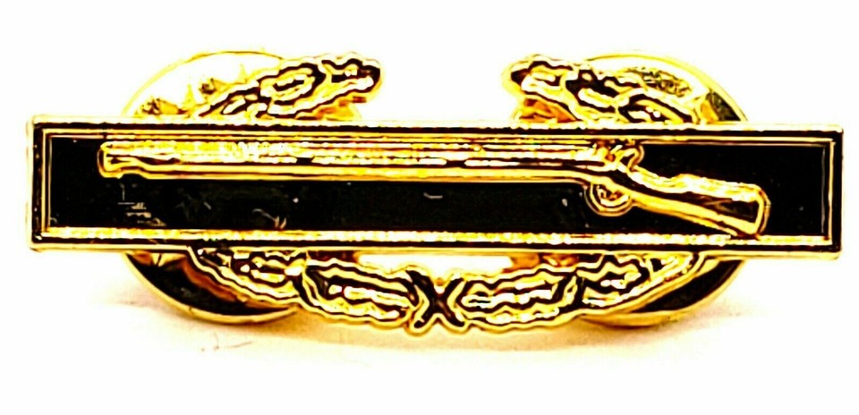 COMBAT INFANTRY BADGE CIB MINI Miniature Military US ARMY GOLD PLATED ...