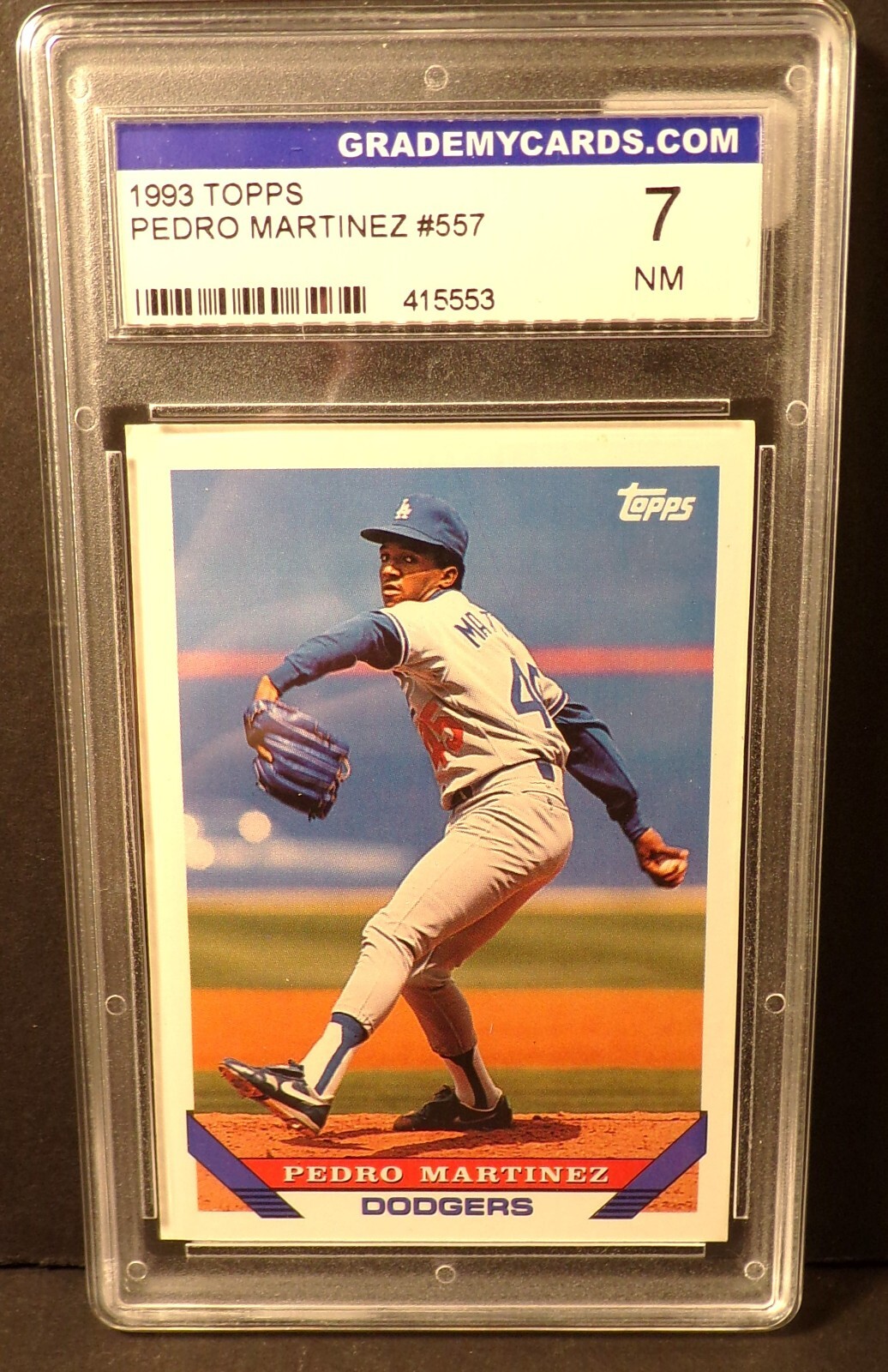 1993 Topps #557 Pedro Martinez RC Los Angeles Dodgers HOF NM | eBay