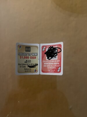 Hungry Jacks UNO Prizes & Vouchers - Unused 2023 C1 APJ1 APD1 U1 D1 | eBay