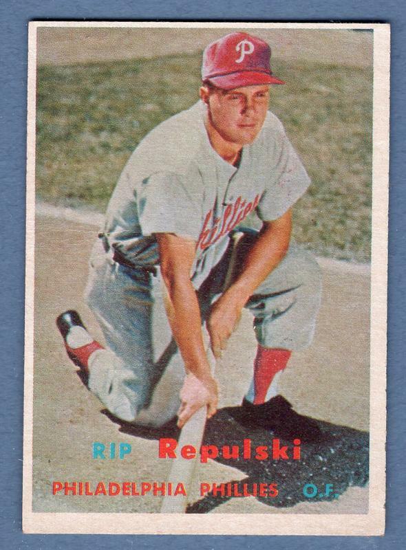 1957 Topps #245 Rip Repulski EX GO215 | eBay