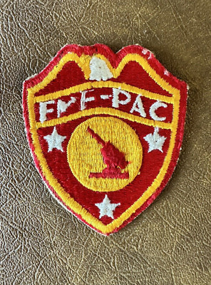 WWII USMC AA (Anti Aircraft) Artillery FMF-PAC Patch - Original | eBay
