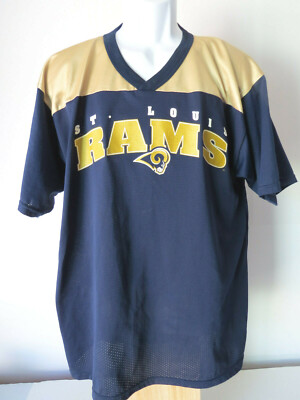 Vintage ST. LOUIS RAMS SHIRT Jersey footbal nfl majestic missouri | eBay