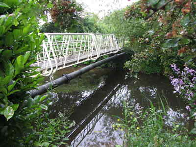 Photo 12x8 Footbridge across the Cod Beck in Thirsk c2016 | eBay UK