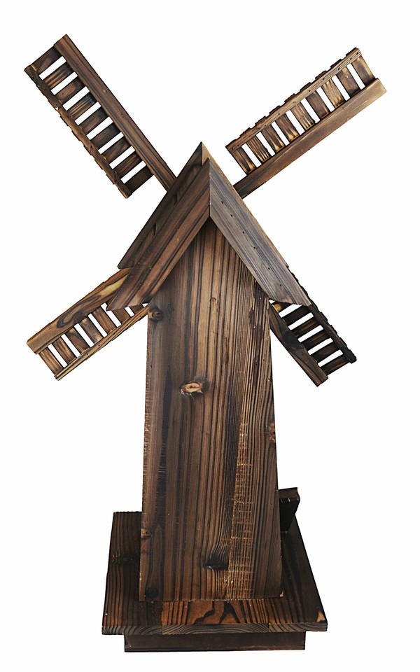 Wooden Dutch Windmill Back Yard Decorations - Classic Old-fashioned ...