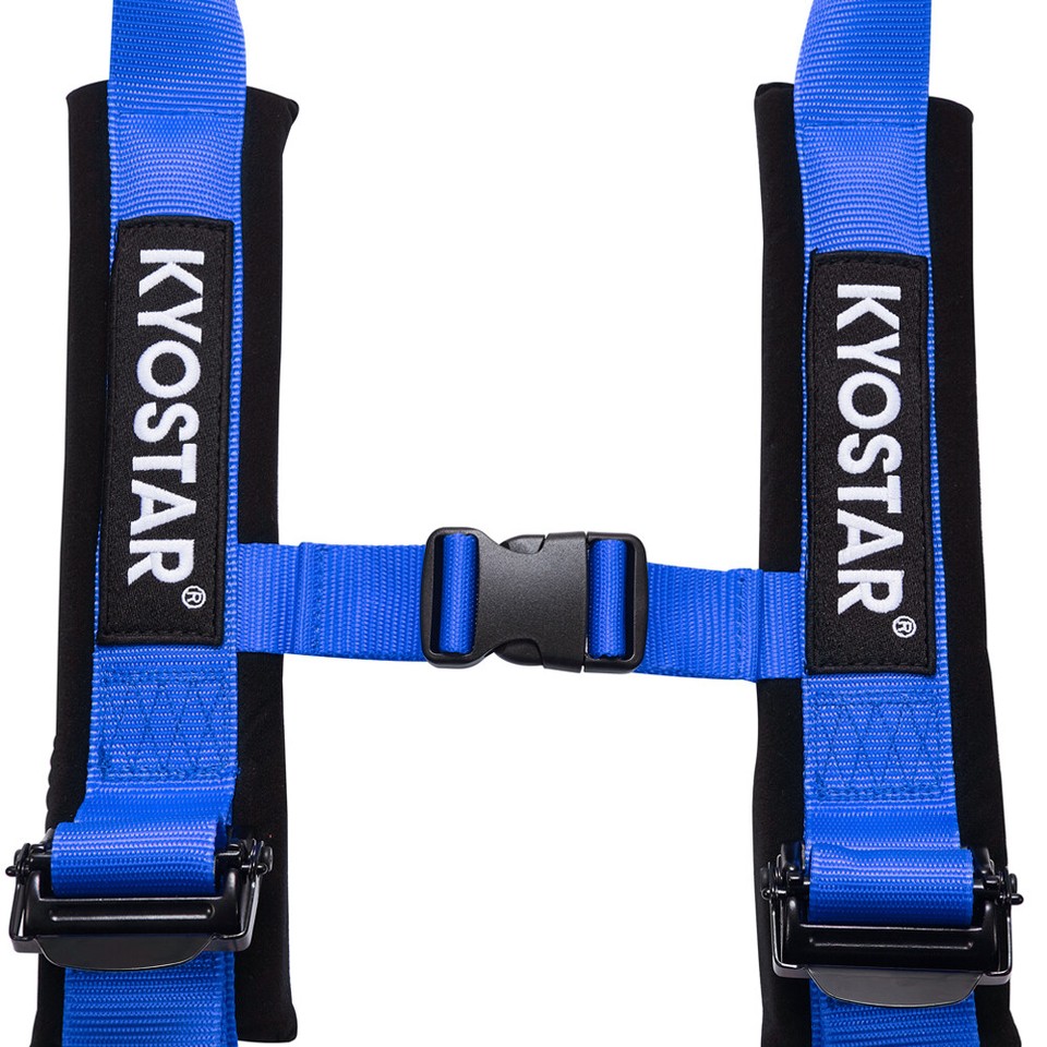 Universal 4 Point 2" Strap Drift Racing Safety Seat Belt Buckle Harness ...