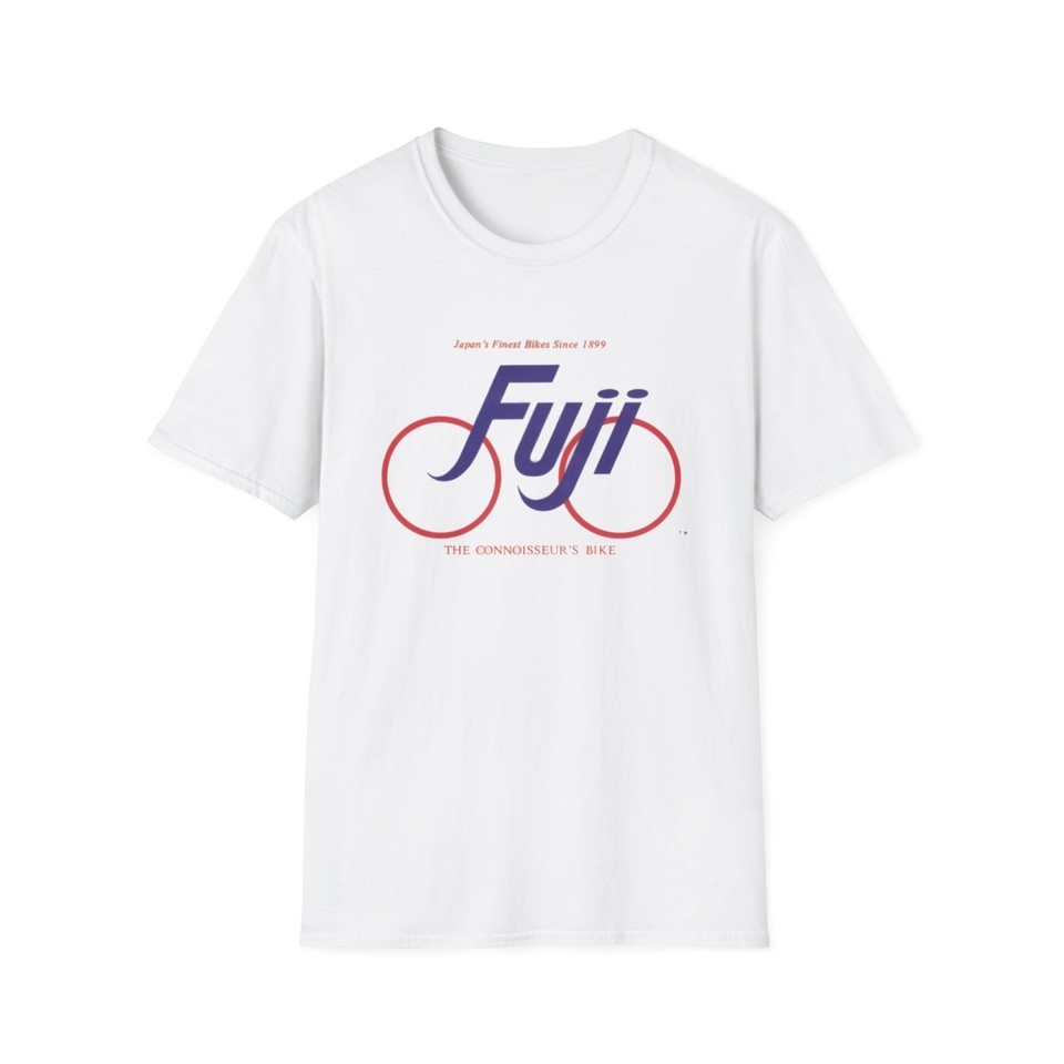 Fuji Cycling Jersey T Shirt Vintage Distressed Graphic Tee Reproduction ...