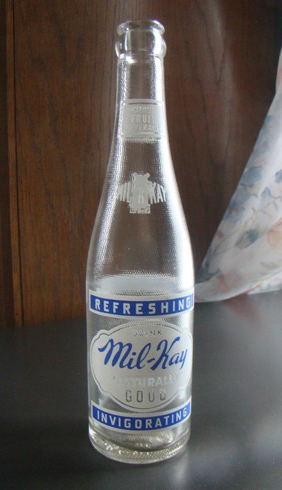 Vintage MIL-KAY NATURALLY GOOD 10 oz. Soda Bottle- ARCADE, NEW YORK | eBay