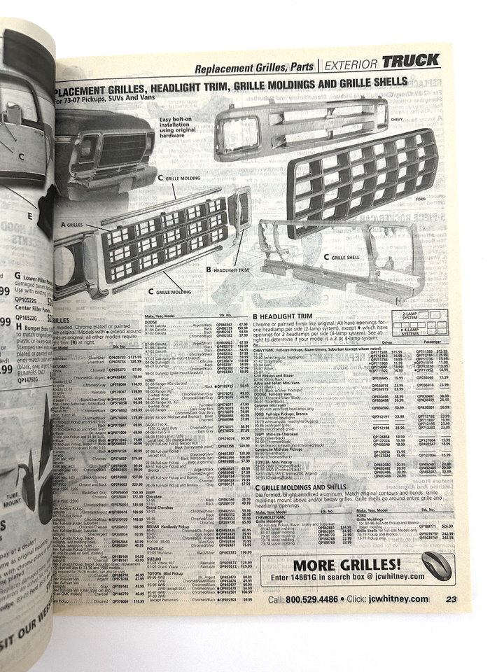 JC Whitney Everything Automotive Car Parts Catalog 2011 | eBay UK