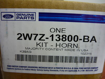 FORD OEM 92-11 Aviator Electrical Horn-Low Note Horn 2W7Z13800BA | eBay