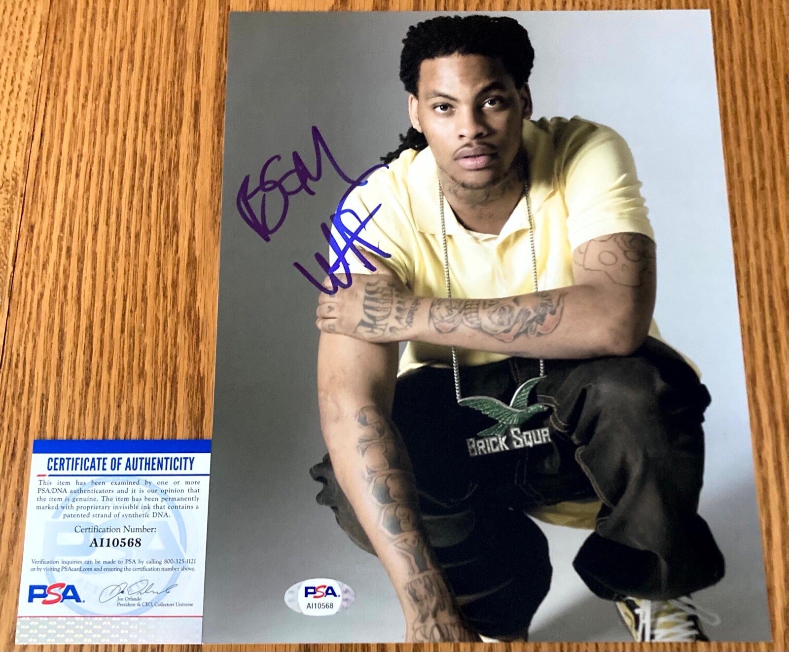 Waka Flocka Flame Flockaveli Salute Me or Shoot Me Signed 8x10 Photo ...