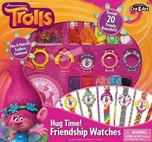 CRA-Z-ART Dreamworks Trolls Hug Time Friendship Watches Bracelet Craft ...