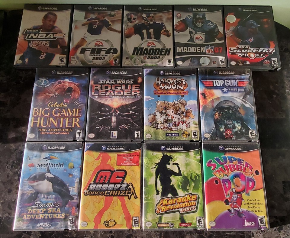 (18) Nintendo GameCube Mixed Game Lot - All Unique! | eBay