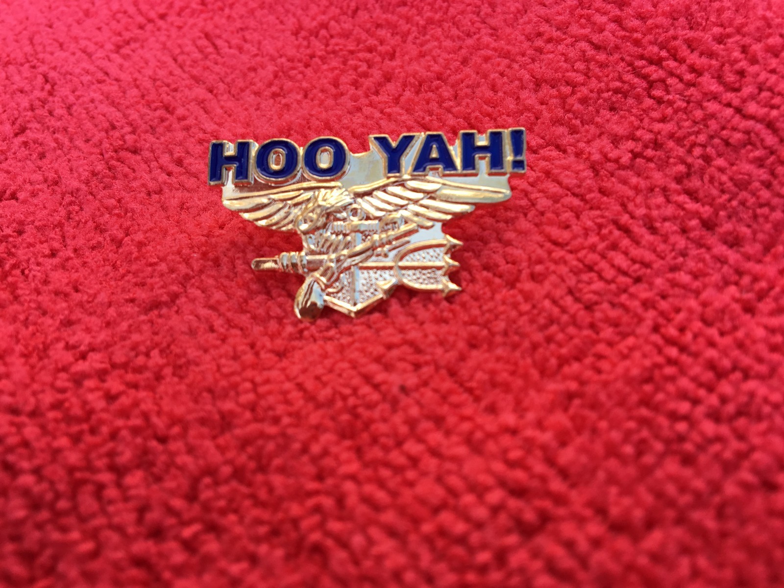 US NAVY "HOO YAH!" HAT/LAPEL PIN | eBay