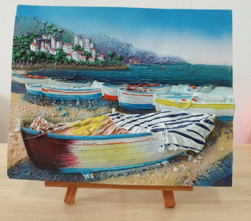 Picture with support, painted in relief New | eBay