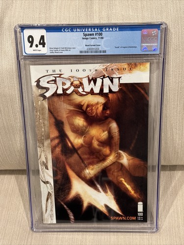 Spawn #100 Wood Variant (Image 2000) CGC 9.4 Death of Angela | eBay