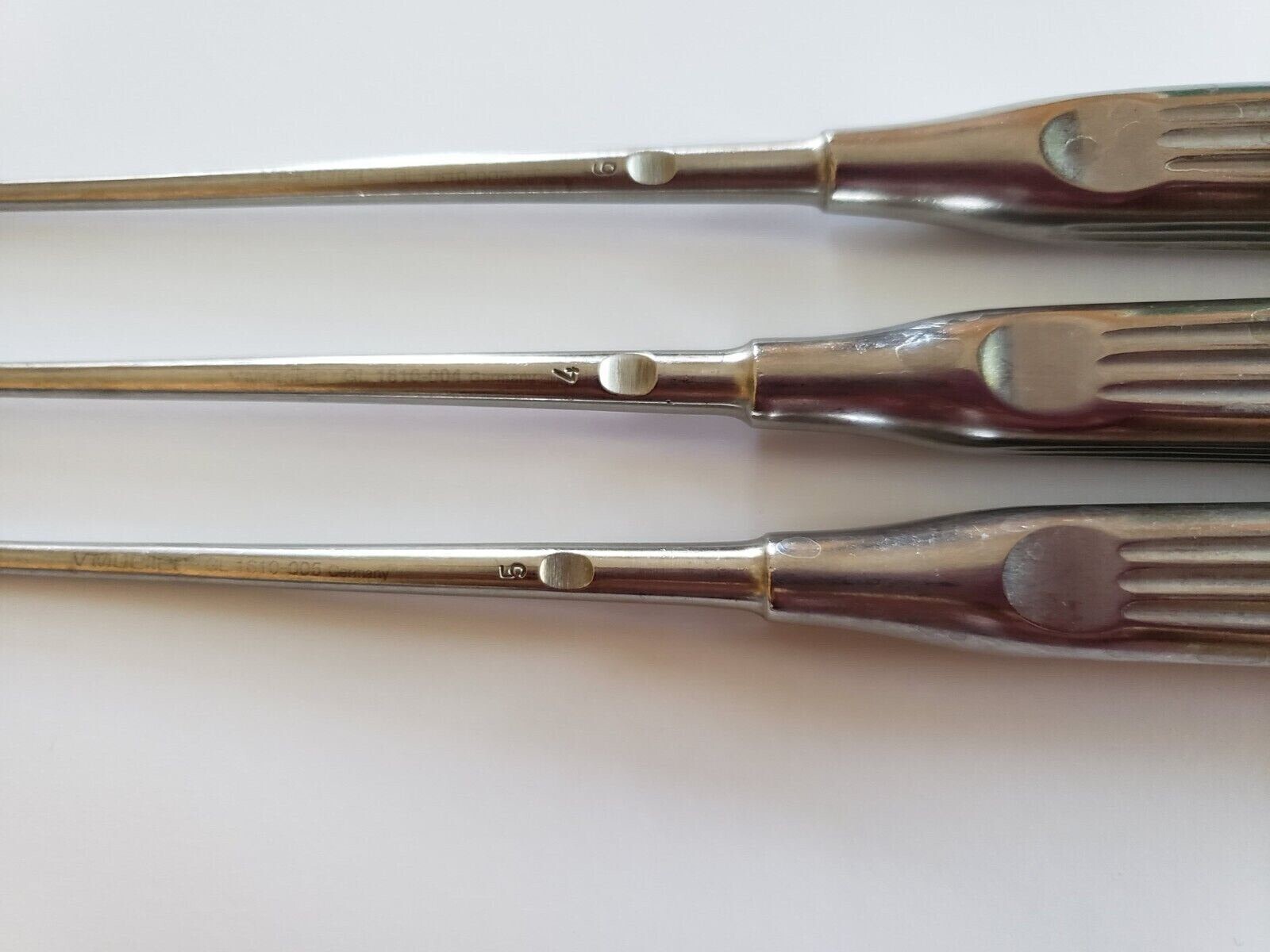 Lot Of 3 V. Mueller Thomas Uterine Curettes Instruments GL1610-003/4/5 ...