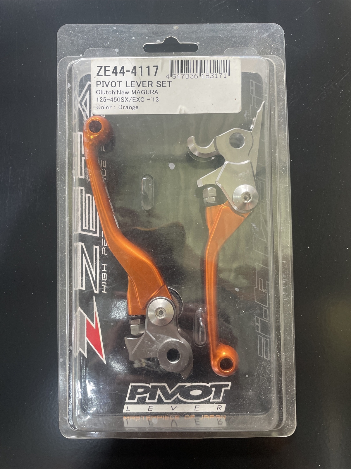 ZE44-4117 Zeta MX KTM Magura Orange FP 3 Finger Pivot Motocross Lever ...