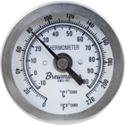 1/2" MPT Dial Thermometer for Kettles - 2 in. Face - Brewing ...