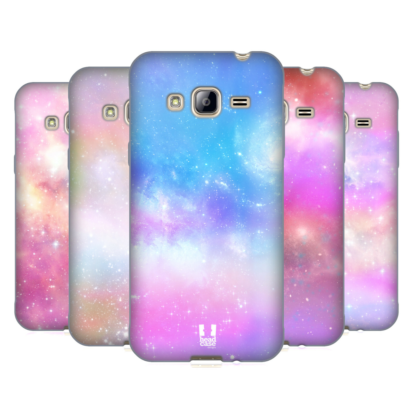 HEAD CASE DESIGNS PASTEL GALAXY SOFT GEL CASE & WALLPAPER FOR SAMSUNG ...