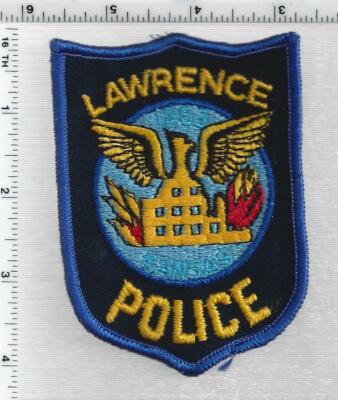 Lawrence Police (Kansas) 2nd Issue uniform take-off Shoulder Patch | eBay