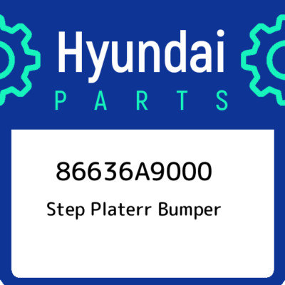 86636A9000 Hyundai Step platerr bumper 86636A9000, New Genuine OEM Part ...