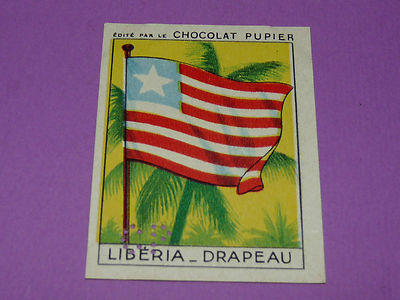 CHROMO LIBERIA N°239 DRAPEAU CHOCOLAT PUPIER AFRIQUE 1938-1950 | eBay
