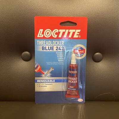 Loctite Heavy Duty Threadlocker, 0.2 oz, Blue 242, Single, Free ...
