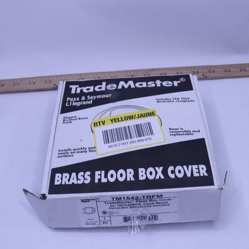 Legrand 1 Gang Round Low Profile Floor Box Cover Brass 785007013092| eBay