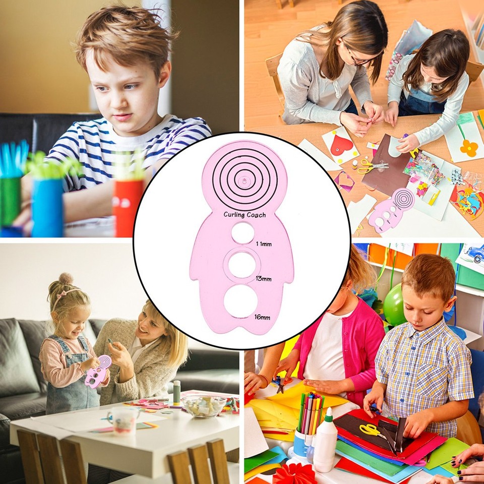 6pcs Practical Curling Paper Curling Device DIY Craft Tools Handcraft ...